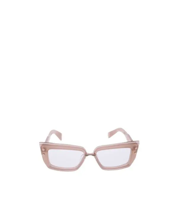 Balmain Logo Embellished Sunglasses - White