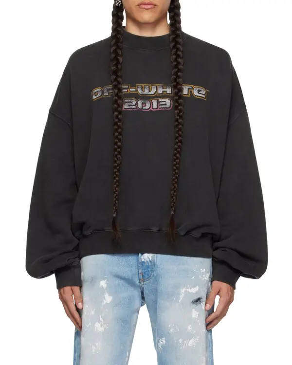 Off-White Logo Printed Crewneck Sweatshirt