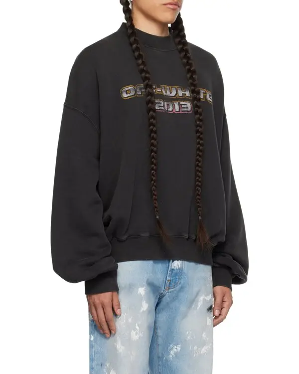 Off-White Logo Printed Crewneck Sweatshirt