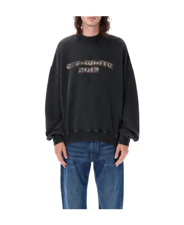 Off-White Logo Printed Crewneck Sweatshirt
