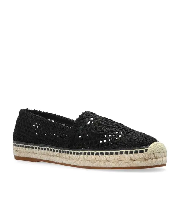 Chloé Isla Espadrilles With Logo Detailing - Black