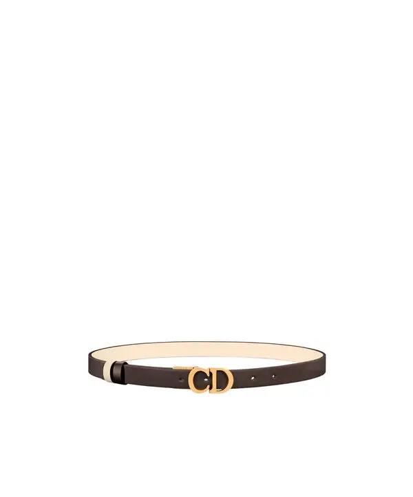 Dior Saddle Belt Reversible - Nude