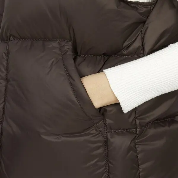 Celine Sleeveless Puffer Jacket In Light Nylon