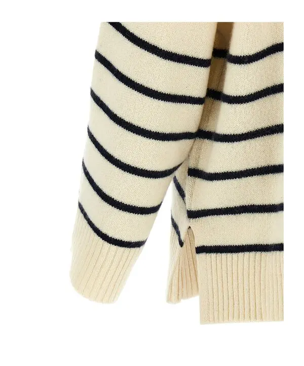 Max Mara Striped V-neck Jumper