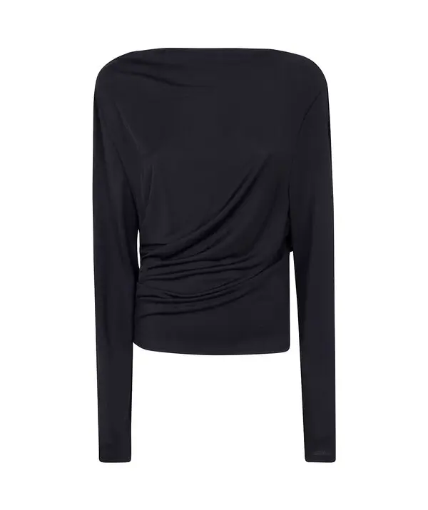 Jacquemus Draped Long Sleeve Top
