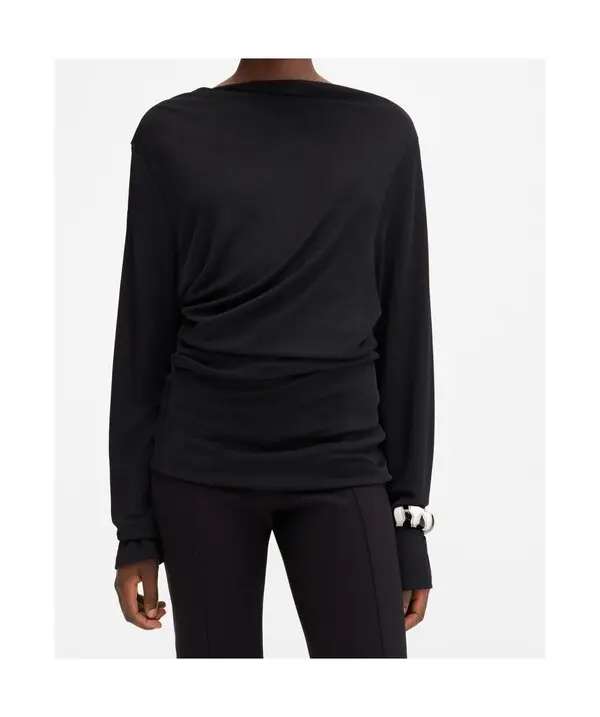 Jacquemus Draped Long Sleeve Top