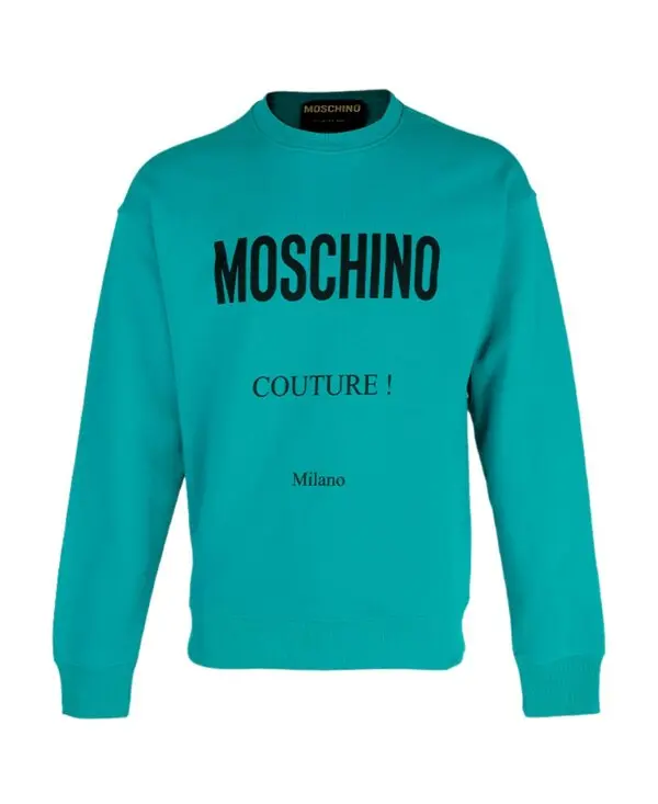 Moschino Organic Cotton Logo Print Sweatshirt