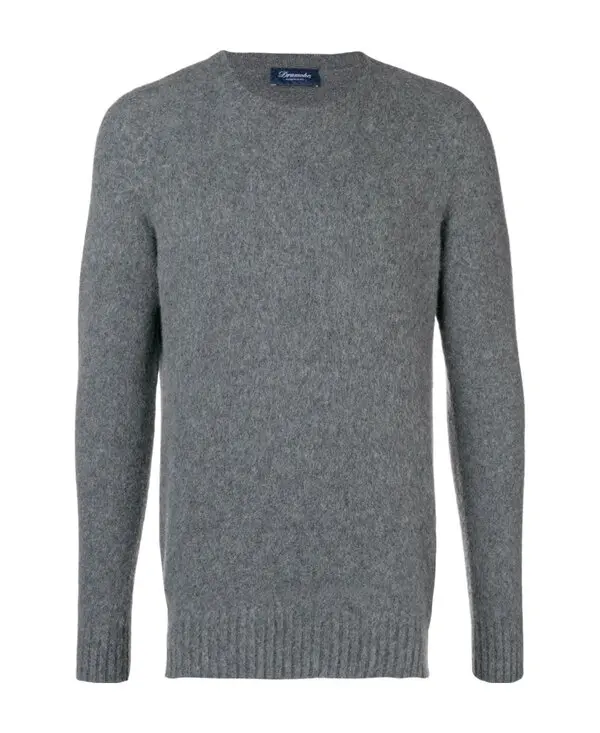 DRUMOHR Crewneck Knit Sweater - Gray