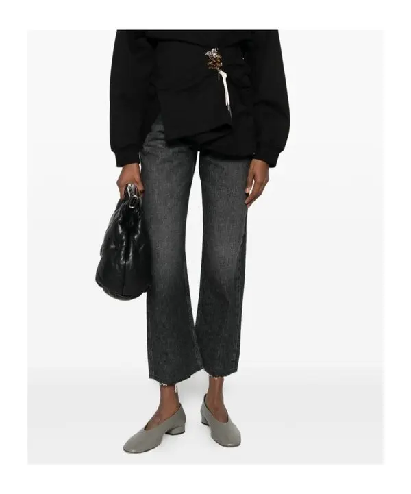 MAISON MARGIELA Straight-leg Frayed Hem Jeans
