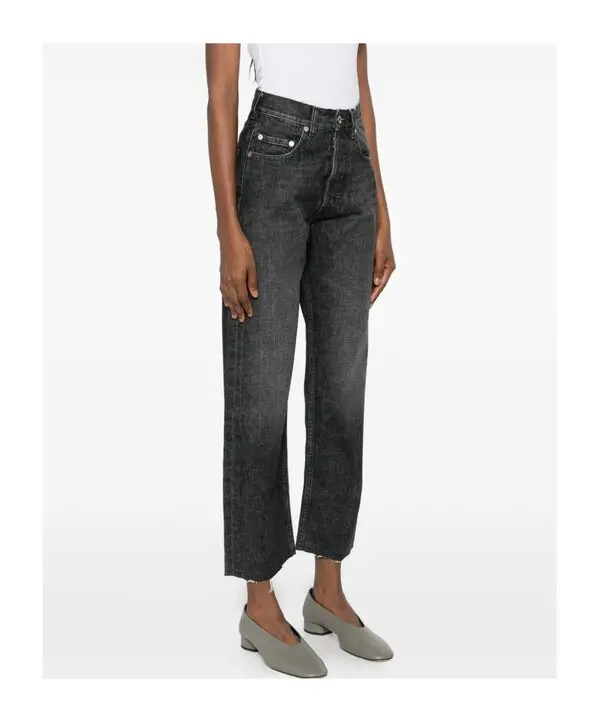MAISON MARGIELA Straight-leg Frayed Hem Jeans