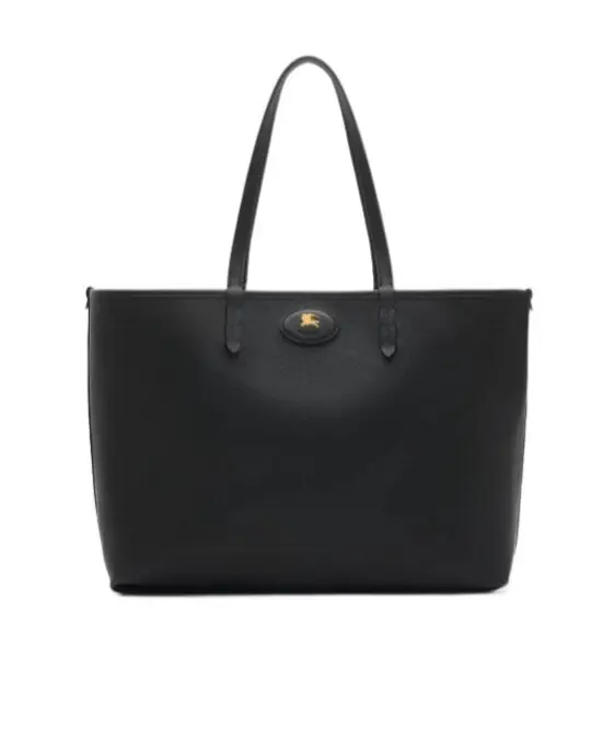 Burberry Reversible Check-lined Tote Bag - Black
