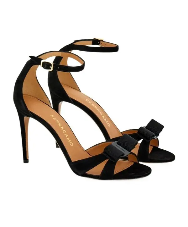 FERRAGAMO Vara Bow High Heel Sandals