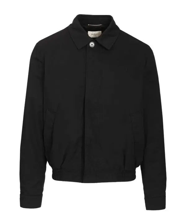 Saint Laurent Cassandre Short Jacket - Black