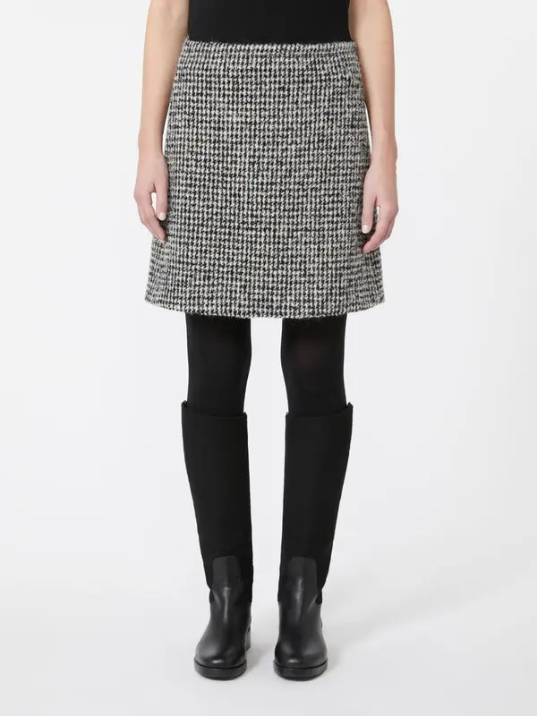 Max Mara Wool And Alpaca Blend Mini Skirt