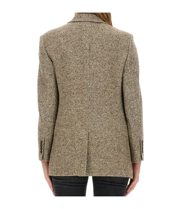 Brunello Cucinelli Double-breasted Jacket - Nude