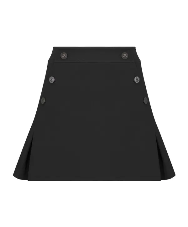 Dior Sailor Miniskirt With Anchor Button Detail