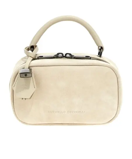 Brunello Cucinelli Small Explorer Handbag - Beige