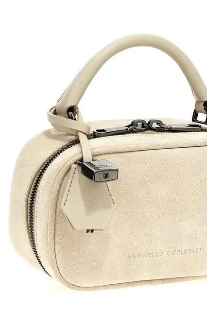 Brunello Cucinelli Small Explorer Handbag - Beige