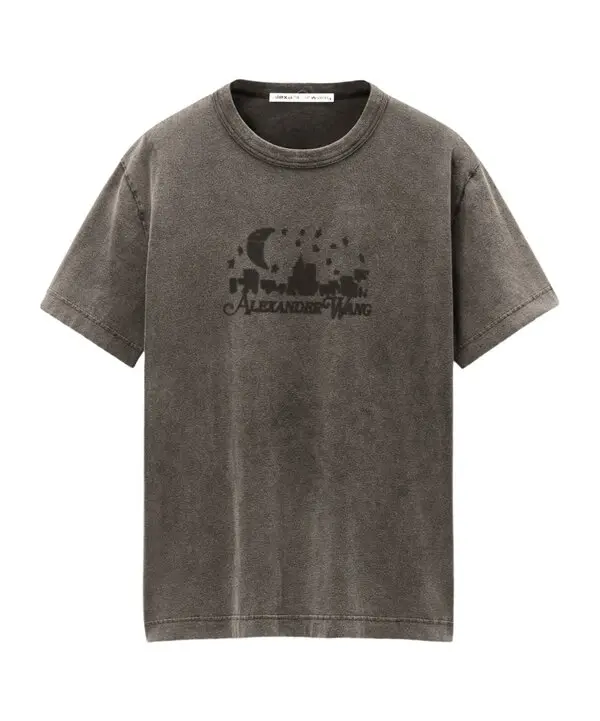Alexander Wang Distressed Skyline T-shirt