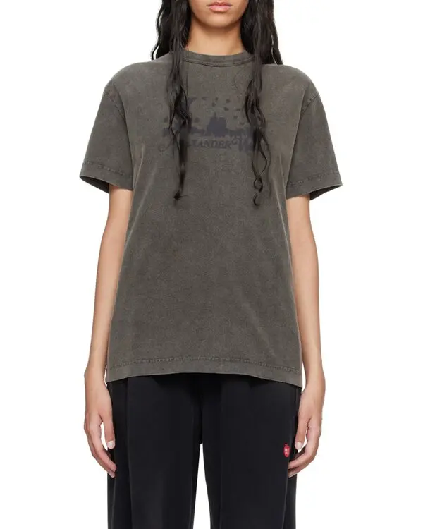 Alexander Wang Distressed Skyline T-shirt