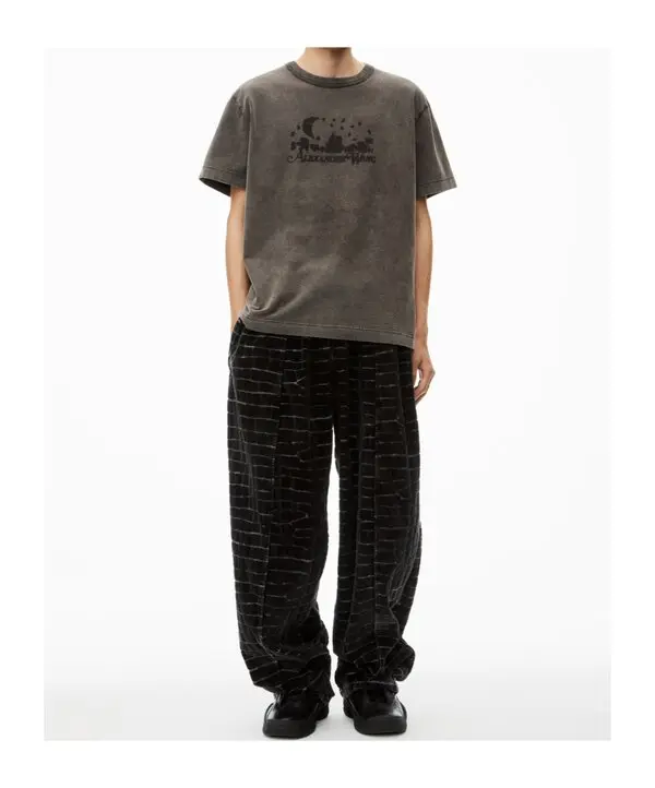 Alexander Wang Distressed Skyline T-shirt