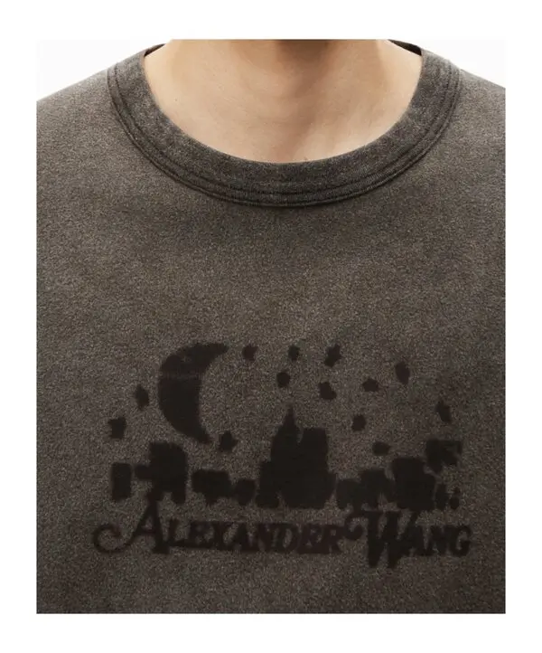 Alexander Wang Distressed Skyline T-shirt