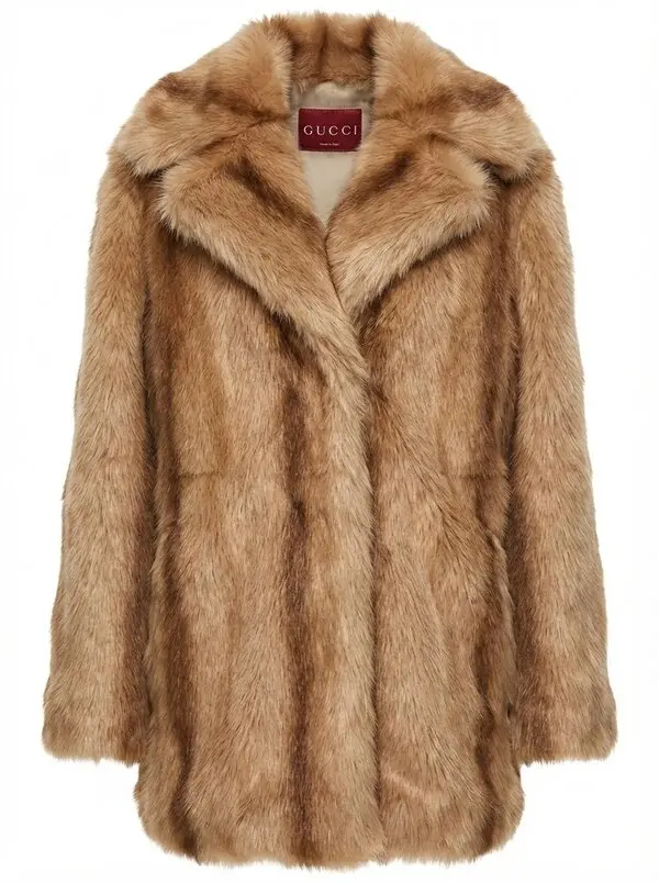 Gucci Degradé Soft Shearling Peacoat