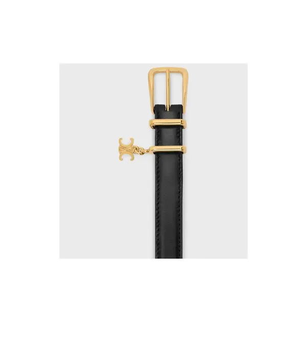 Celine Elegant Charm Belt In Taurillon Leather