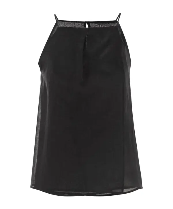 Max Mara Sleeveless Halterneck Top - Black