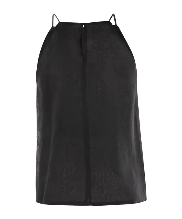 Max Mara Sleeveless Halterneck Top