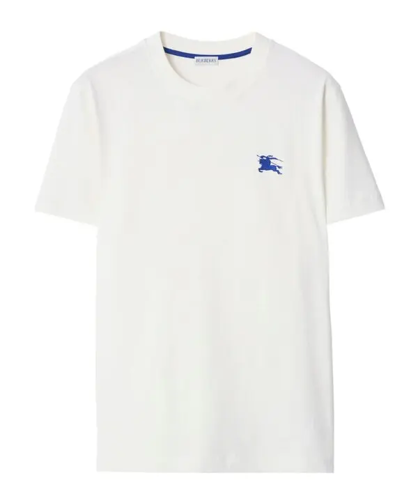 Burberry Ekd Embroidered Crewneck T-shirt - White