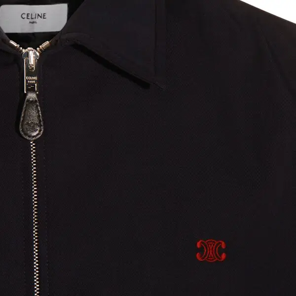 Celine Blouson In Cotton And Wool Gabardine
