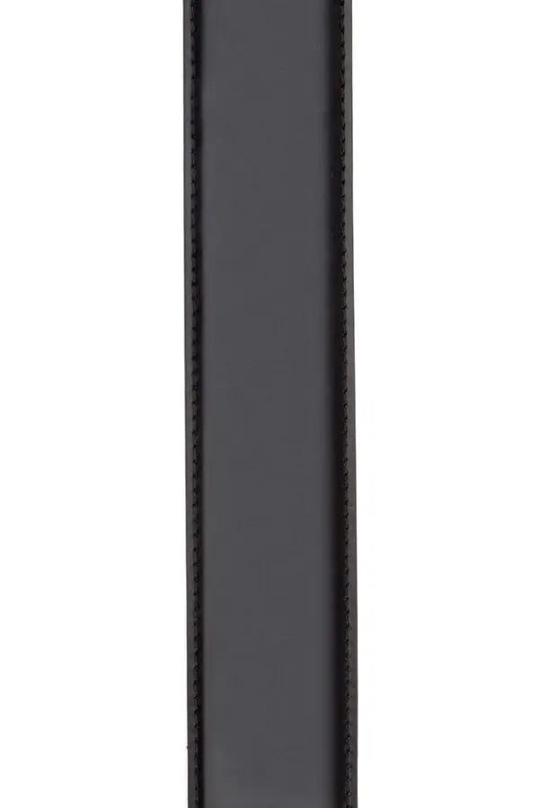 FERRAGAMO Double-sided Adjustable Belt With Gancini Buckle - Black