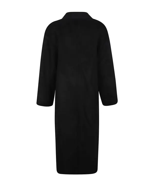 Loulou De Saison Double-breasted Wool Coat - Black