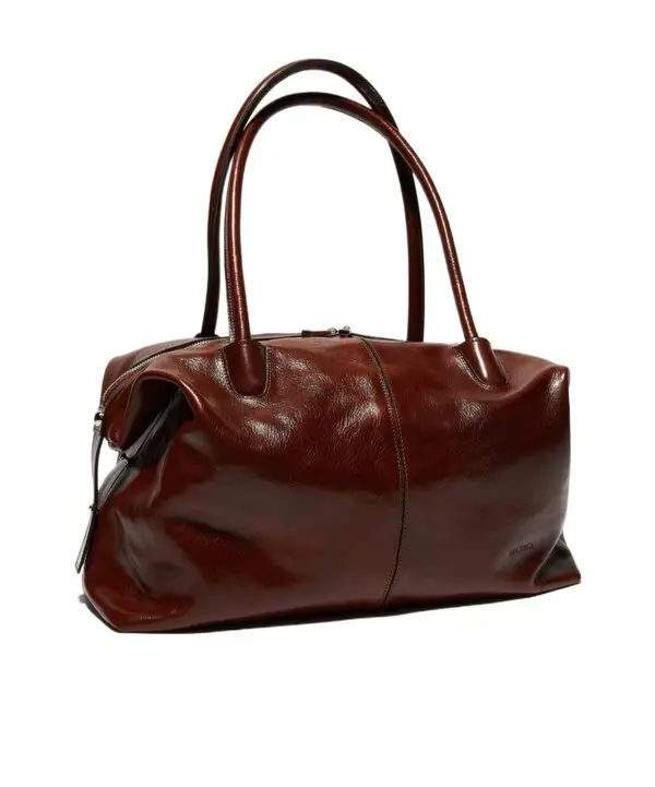 MAXCO. Max&co. Glossy Leather Handbag