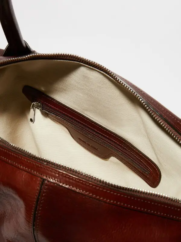 MAXCO. Max&co. Glossy Leather Handbag