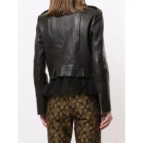 Khaite The Cordelia Leather Jacket