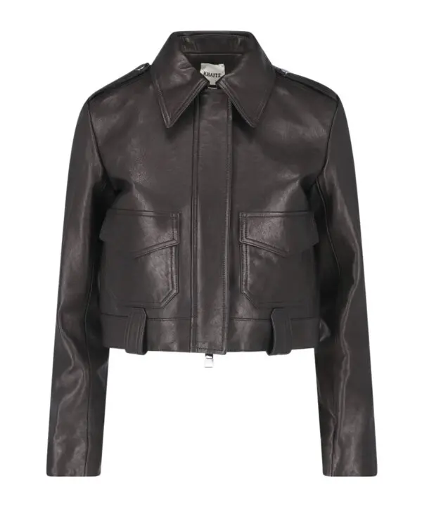 Khaite Cordelia Leather Jacket - No