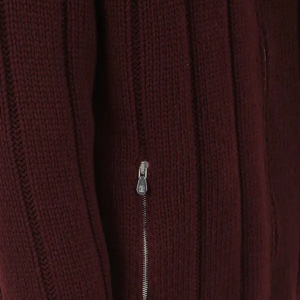 Brunello Cucinelli Zip-up Ribbed Knit Jacket - Brown