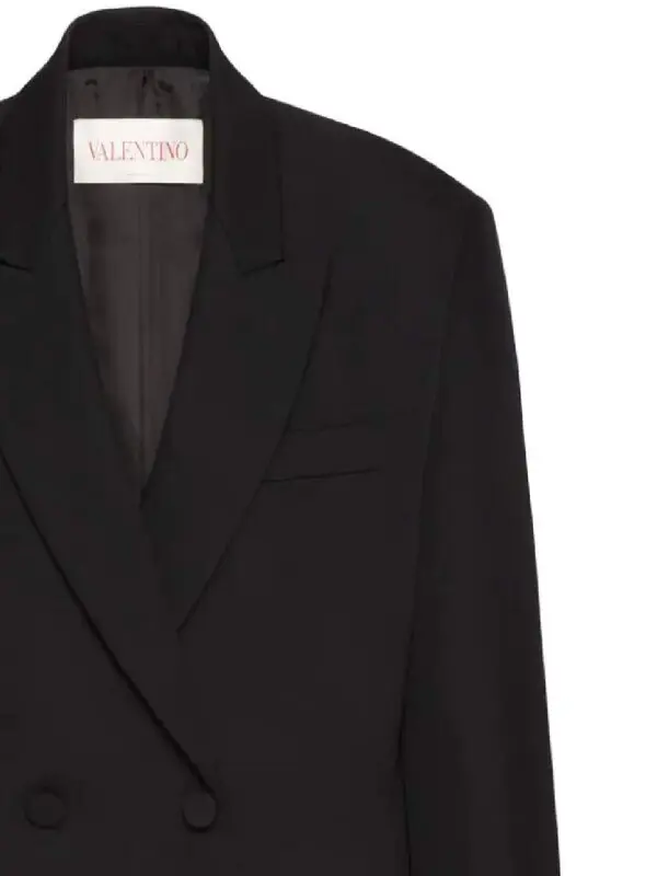 Valentino Garavani Double-breasted Long-sleeved Blazer