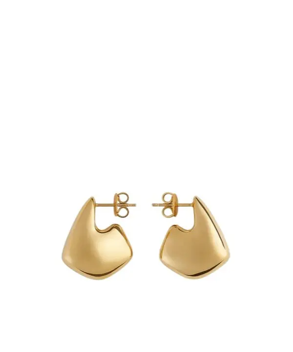 Bottega Veneta Fin Mini Earrings - Gold