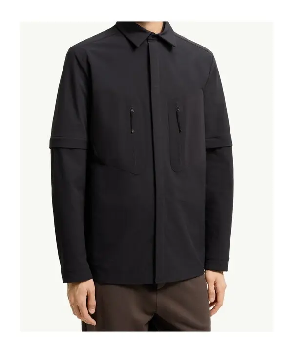 Moncler Zip-pocket Detachable-sleeve Shirt