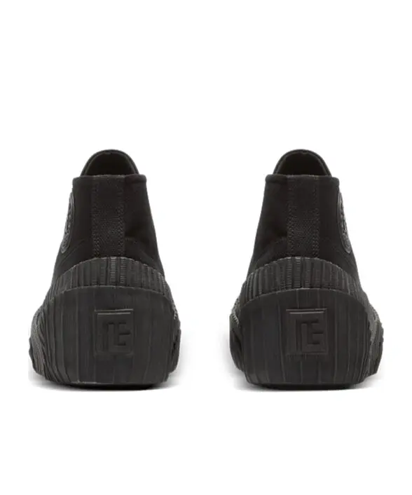 Balmain Riff Lace-up Sneakers - Black