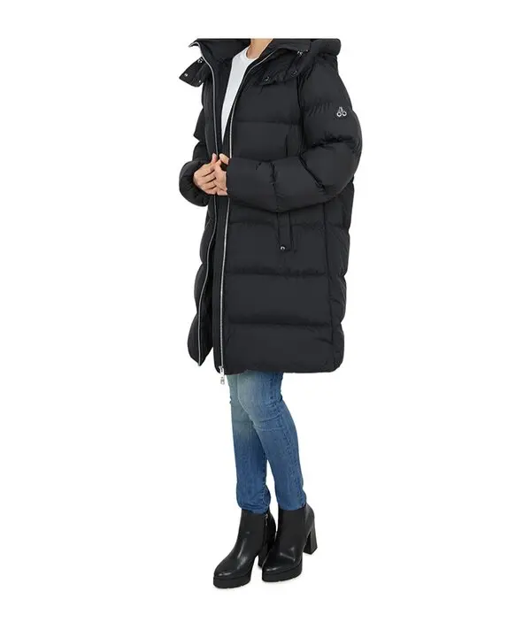 Moose Knuckles Belle Dune Long Puffer Coat