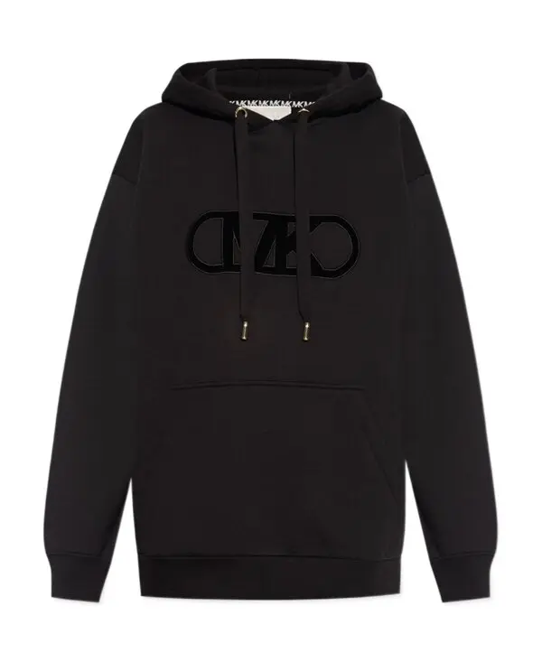 Michael Kors Logo Detailed Drawstring Hoodie
