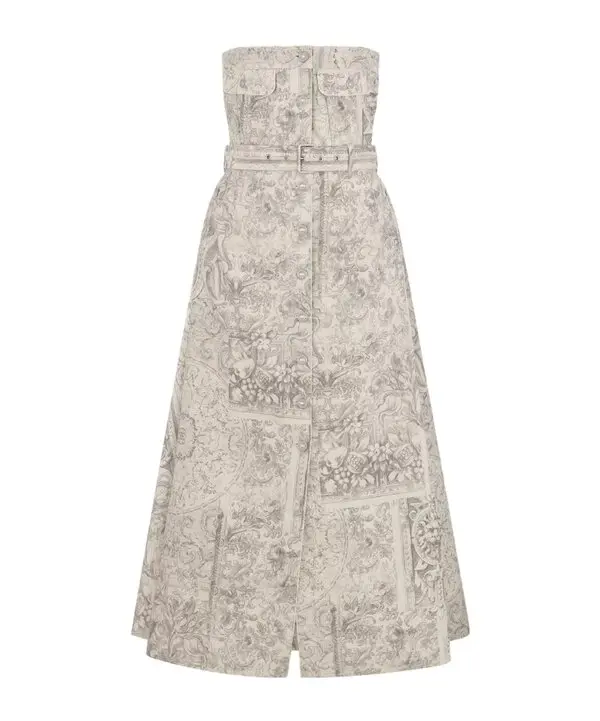 Dior Mid-length Belted Bustier Dress