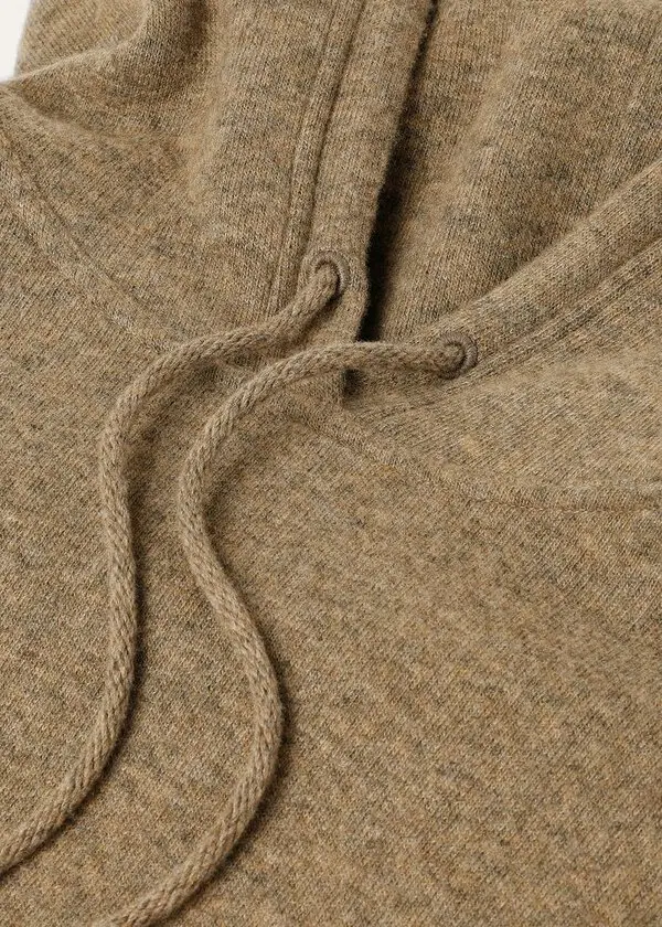 Loro Piana Drawstring Knitted Hooded Jumper