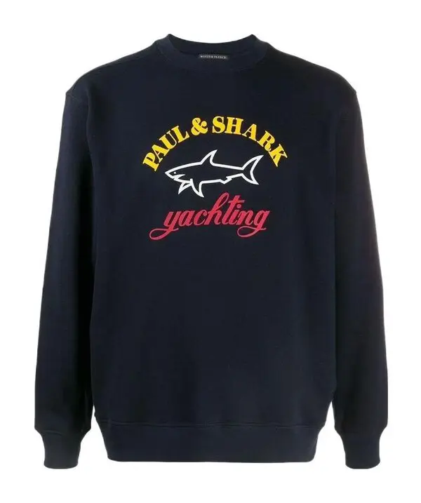 PAUL  SHARK Paul & Shark Logo Print Jumper