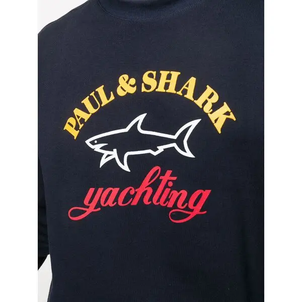 PAUL  SHARK Paul & Shark Logo Print Jumper