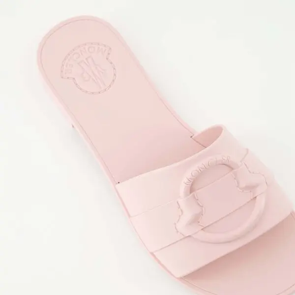 Moncler Logo Plaque Slides